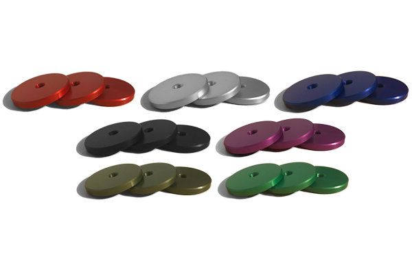 (3) - 1oz. Anodized Colored Weights – Crossroad Archery, LLC